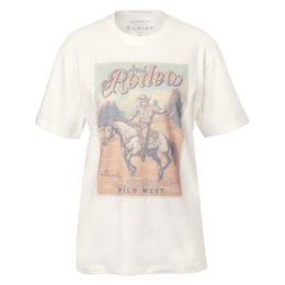 Ariat T-Shirt Rodeo Tee wei&szlig;/grau/schwarz Damen XXL