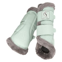 Eskadron Classic Sports Gamaschen Mesh FauxFur gr&uuml;n XL