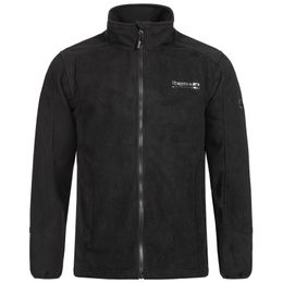 Fleecejacke DEPROC Active "WHITELAKE MEN", Herren, Gr. M (50), schwarz, 100% Polyester, mit Gummizug, Jacken Fleecejacke, auch in Gro&szlig;en Gr&ouml;&szlig;en erh&auml;ltlich
