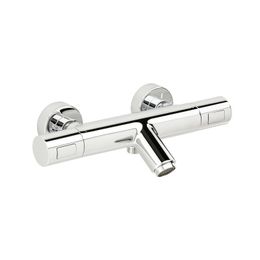 Herzbach LIVING Aufputz-Wannenarmatur mit Thermostat, 11.132170.1.01,