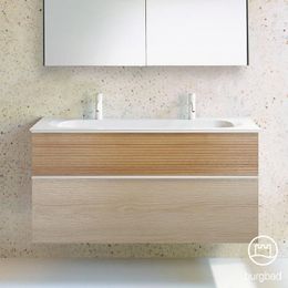 Burgbad Fiumo Schrank mit Doppelwaschtisch, 2 Ausz&uuml;ge, SFXO122F3959FOT52C0001G0223,