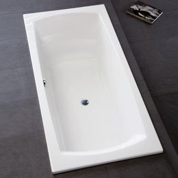Hoesch LARGO Rechteck-Badewanne, Einbau, 3707.010,