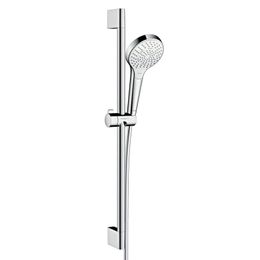 Hansgrohe Croma Select S Brausegarnitur mit Stange, 3 Strahlarten, 26561400,