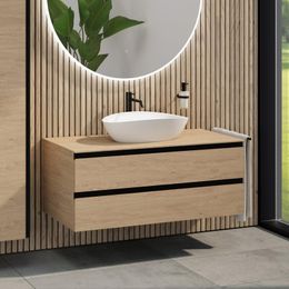 rivea Dia Unterschrank B: 120 mit 2 Ausz&uuml;gen, Waschtisch B: 60 cm wei&szlig; matt, BR0536WM+BR0034SO+BR0004SO,