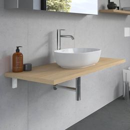 Duravit Plinero Konsolenplatte mit Luv Waschtisch, 0379502600+PL8204030300000+2#BN000001,