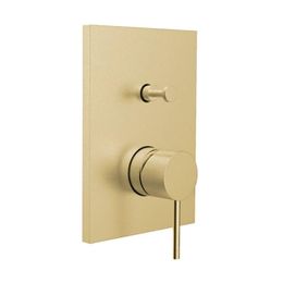 Herzbach Design iX PVD Unterputz-Wannenarmatur, Einhebelmischer, 21.130305.2.41,