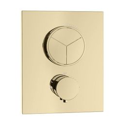 Herzbach LIVING Unterputz-Duscharmatur mit Thermostat, 30.803055.2.03,