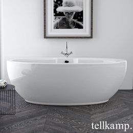 Tellkamp Orbital freistehende Oval-Badewanne, 0100-080-00-AUF/CR,