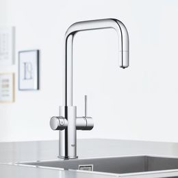 Grohe Blue Home K&uuml;chenarmatur, mit Filtersystem, ausziehbar, schwenkbar, 31543000,
