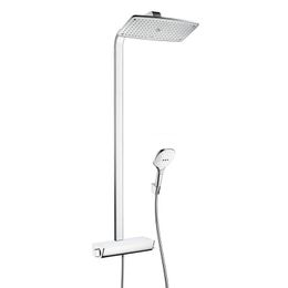 Hansgrohe Raindance Select E Aufputz-Duschsystem mit Thermostat, 27286400,