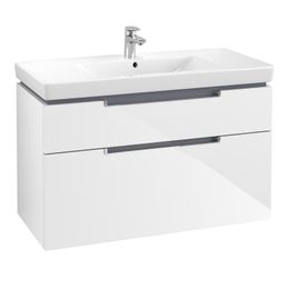 Villeroy & Boch Villeroy & Boch Subway 2.0 Schrank mit Waschtisch, 2 Ausz&uuml;ge, 7175A001+A91510DH,