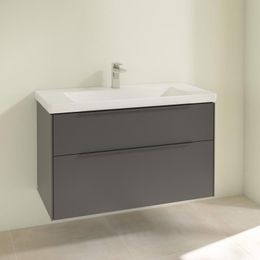 Villeroy & Boch Villeroy & Boch Subway 3.0 Schrank mit Waschtisch, 2 Ausz&uuml;ge, 4A70A201+C57002VR,