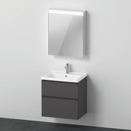 Duravit D-Neo Schrank mit Waschtisch, mit Spiegelschrank, DE0115L4949,