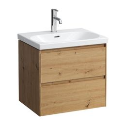 Laufen LANI Schrank mit LUA Waschtisch, 2 Ausz&uuml;ge, H8100830001041+H4035321122671,