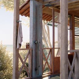 Axor Starck Nature Aufputz-Duschsystem, Einhebelmischer, 12670340,