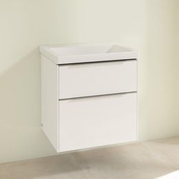 Villeroy & Boch Villeroy & Boch Subway 3.0 Schrank mit Waschtisch, 2 Ausz&uuml;ge, 4A7063RW+C57800VE,