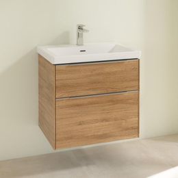 Villeroy & Boch Villeroy & Boch Subway 3.0 Schrank mit Waschtisch, 2 Ausz&uuml;ge, 4A7065RW+C57600RH,