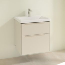 Villeroy & Boch Villeroy & Boch Subway 3.0 Schrank mit Waschtisch, 2 Ausz&uuml;ge, 4A706101+C57802VN,