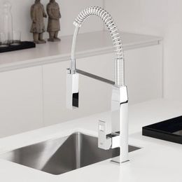 Grohe Eurocube K&uuml;chenarmatur Profi, schwenkbar, 31395000, Profi