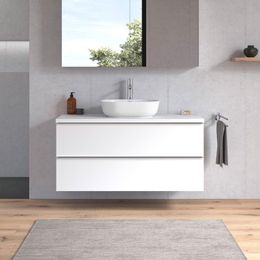 Duravit Plinero Schrank mit Luv Waschtisch, 2 Ausz&uuml;ge, 0379502600+PL8208018180000+PL8204018180000,