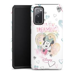 DeinDesign Galaxy S20 FE Handy Panzer Handyh&uuml;lle robuste Outdoor H&uuml;lle Schutzh&uuml;lle matt Disney Minnie Mouse Official Licensed Product Tough Case