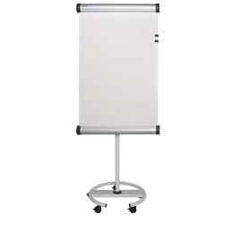 Maul Flipchart Maulsolid flip2use Rundfu&szlig; Rollen 63 x 71 x 196 cm grau