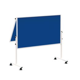 Maul Moderationstafel Maulsolid Standfu&szlig; Rollen 56 x 129 x 193.5 cm blau