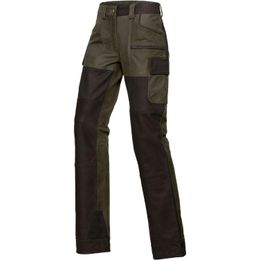 Parforce Tradition Damen Lederhose Prestige Full-Bull Oliv/Braun (Gr&ouml;&szlig;e: 38)