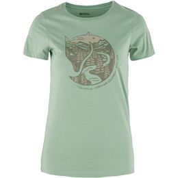 Fj&auml;llr&auml;ven Fj&auml;llr&auml;ven Damen T-Shirt Arctic Fox Misty Green (Gr&ouml;&szlig;e: M)