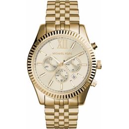 Michael Kors Analog Watch 'LEXINGTON' male Gold size One Size