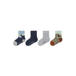 Camano Socks girl Blue, Brown, Grey size 23-26