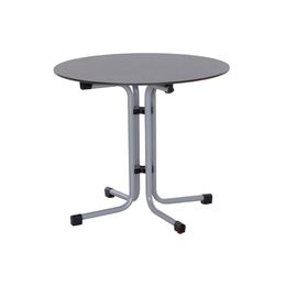 siena GARDEN Klapptisch 'Sola' silber &Oslash; 80 cm