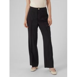 V&eacute;ro Moda Vero Moda Hose 'VMGecina' Damen Gr&ouml;&szlig;e 36 gold / schwarz