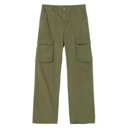 Bershka Hose Damen Gr&ouml;&szlig;e 44 khaki