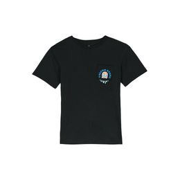 Volcom T-Shirt 'Burgstone' Jungen Gr&ouml;&szlig;e 164/176 blau / schwarz