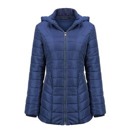 YOUTHUP Winter Jacket female Blue size 3XL