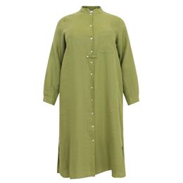Yoek Bluse 'Linen' Damen Gr&ouml;&szlig;e M/L khaki