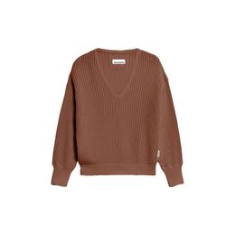 armedangels Pullover 'RANAA CROCHET LINO' Damen Gr&ouml;&szlig;e XS braun