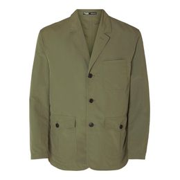 Selected Between-Season Jacket 'HALLS' male Green size XL