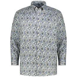 Casamoda Gro&szlig;e Gr&ouml;&szlig;en CASA MODA Freizeithemd mit Allover-Print Farbe blau Gr&ouml;&szlig;e: 6XL