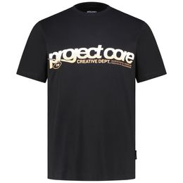 Jack & Jones Herren Gro&szlig;e Gr&ouml;&szlig;en | Jack&Jones T-Shirt mit Print Farbe schwarz Gr&ouml;&szlig;e: 3XL