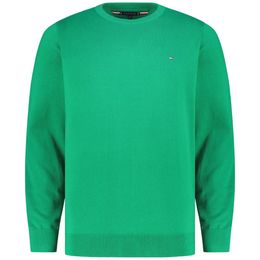 Gro&szlig;e Gr&ouml;&szlig;en Tommy Hilfiger Feinstrickpullover aus Baumwolle Farbe gr&uuml;n Gr&ouml;&szlig;e: 3XL