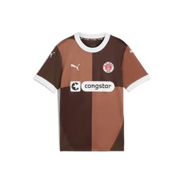 Puma Trikot 'FC St. Pauli 24/25' Jungen Gr&ouml;&szlig;e 80 cappuccino / mokka / cranberry / wei&szlig;