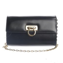 Salvatore Ferragamo Abendtasche Damen Gr&ouml;&szlig;e One Size Second Hand schwarz