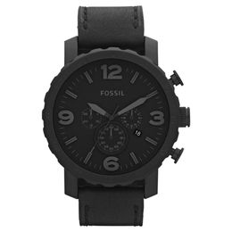 Fossil Analog Watch 'NATE' male Black size One Size