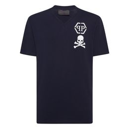 Philipp Plein Shirt 'Skull' male Blue size L