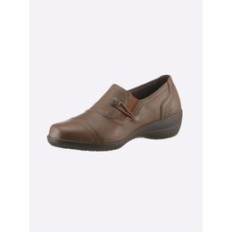 airsoft comfort+ Damen Slipper, braun, Gr&ouml;&szlig;e 37
