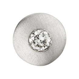 Jobo Damen Kettenanh&auml;nger "Anh&auml;nger Platinanh&auml;nger rund 10 mm", SI = kleine Einschl&uuml;sse, Diamanten Platin 950platin 950, Diamanten, Platin 950,