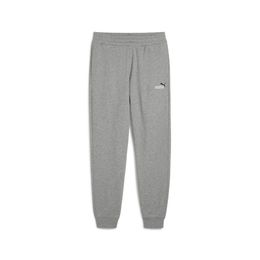 Puma Herren Trainingshose "ESS 2 COLOR NO. 1 LOGO SWEATPANTS TR CL", grau, Gr. S, bedruckt, Sweatware, Obermaterial: 68% Baumwolle, 32% Polyester,