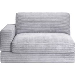 1,5-Sitzer Home Affaire, B:132cm H:87cm T:108cm, silber, 100% Polyester, Sofas, "Innovid", Modernes Modul-Polsterprogramm